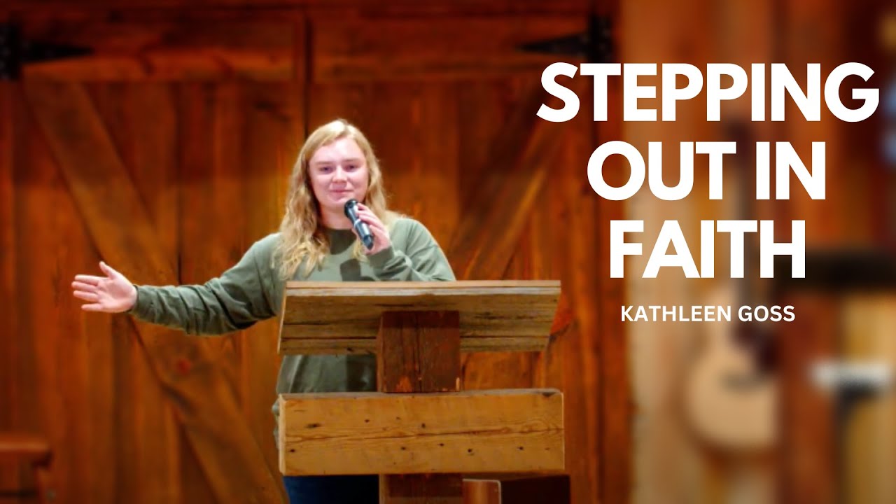 Stepping Out In Faith | Sermon - YouTube