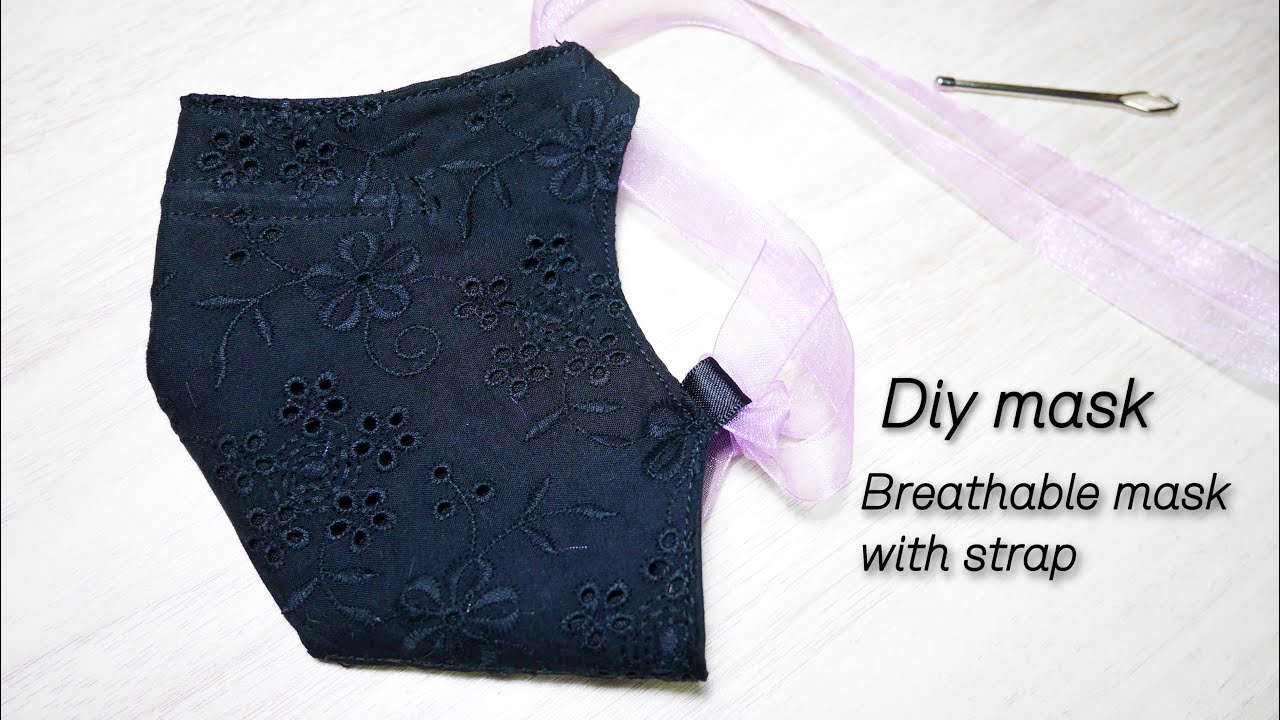 New style mask with strap ribbon diy |breathable and fits mask with ...