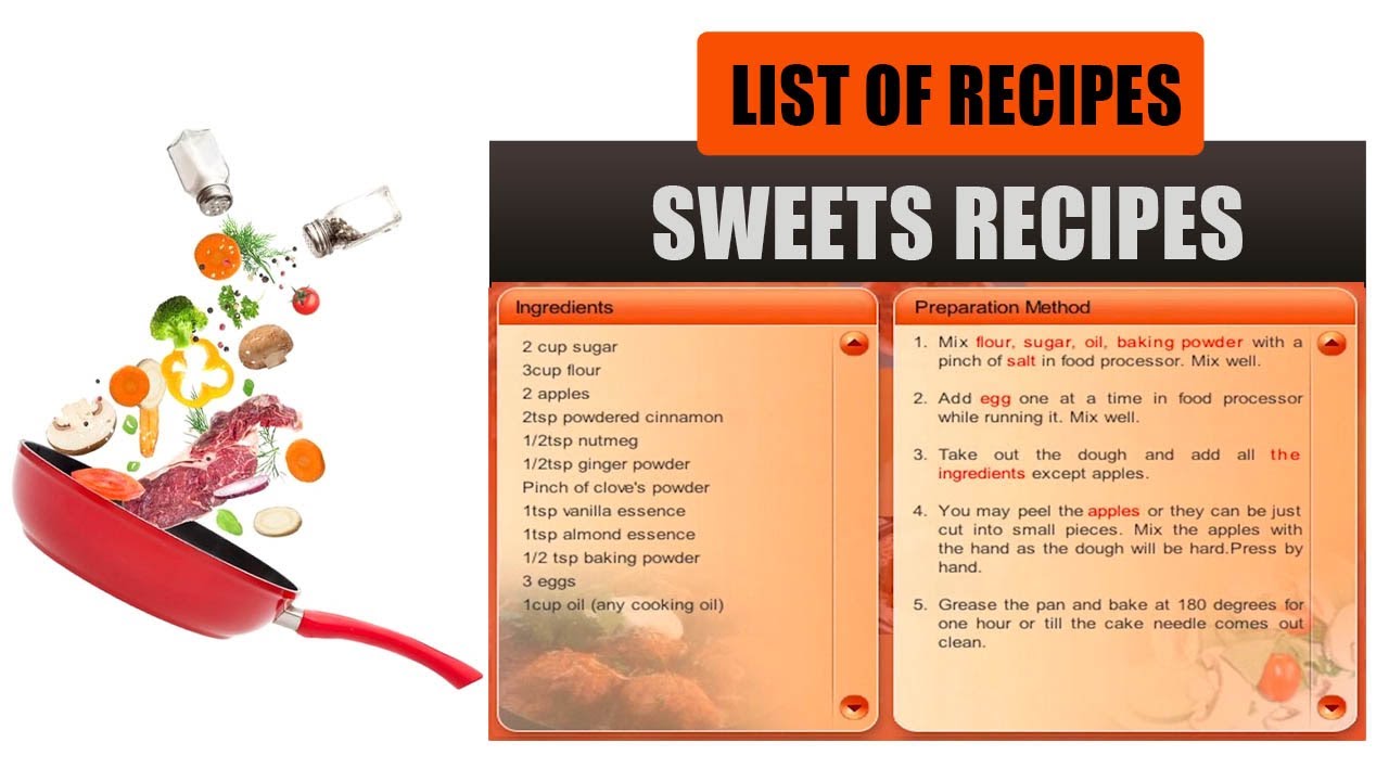 Sweets Recipes | List of Recipes | Indian Recipes List in English | How ...