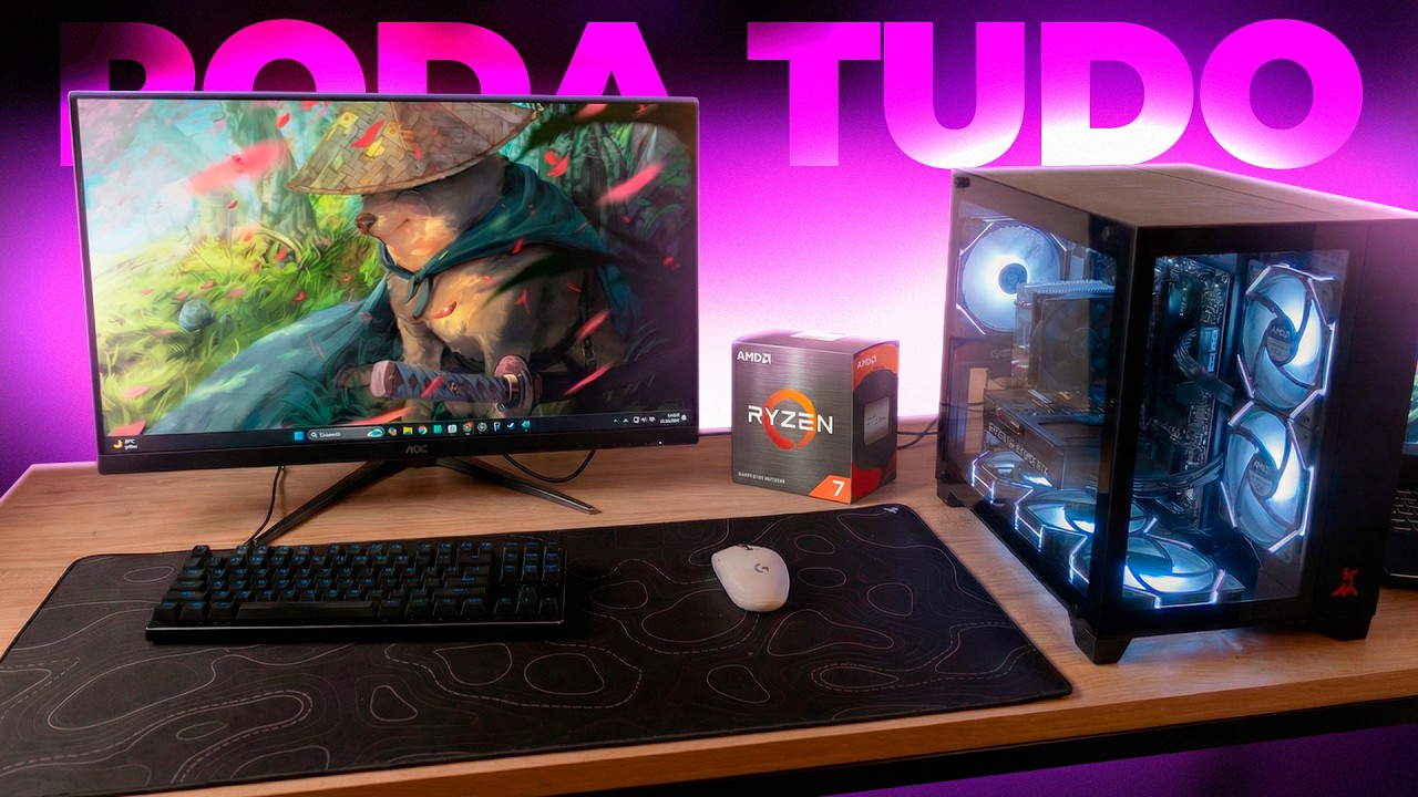 Testando Jogos no PC Gamer de 6000 Reais com Ryzen 7 5700x + RTX 5060 ...