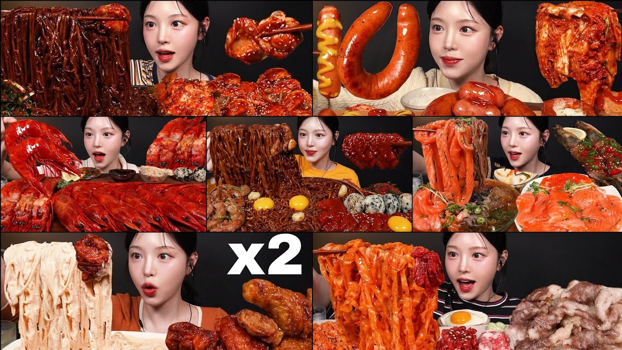 BEST *SATISFYING BIG BITES* EAT WITH BOKI MUKBANG COMPILATION | part 1 ...