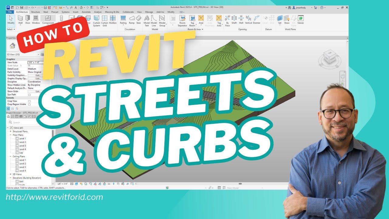 How to Create Streets and Curbs in Revit | Step-by-Step Site Design ...