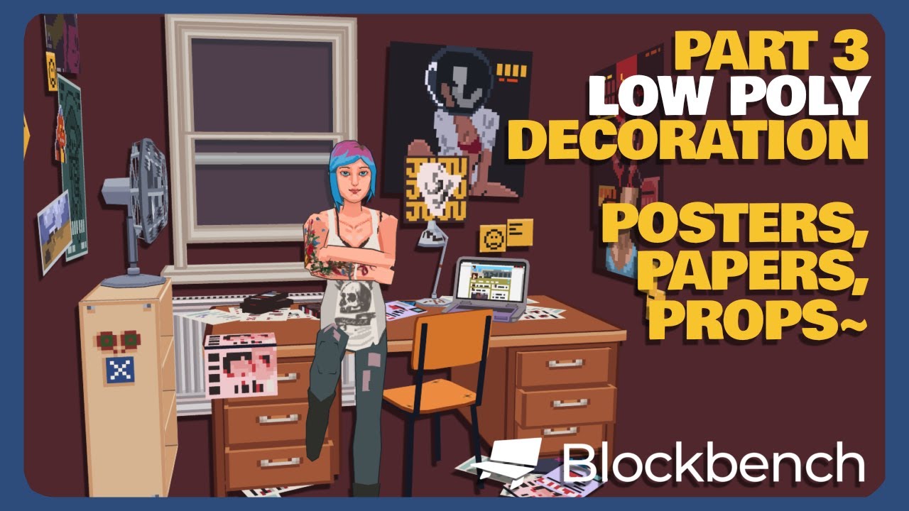 Decorating A 3D Scene | Blockbench | FULL PROCESS Timelapse - YouTube