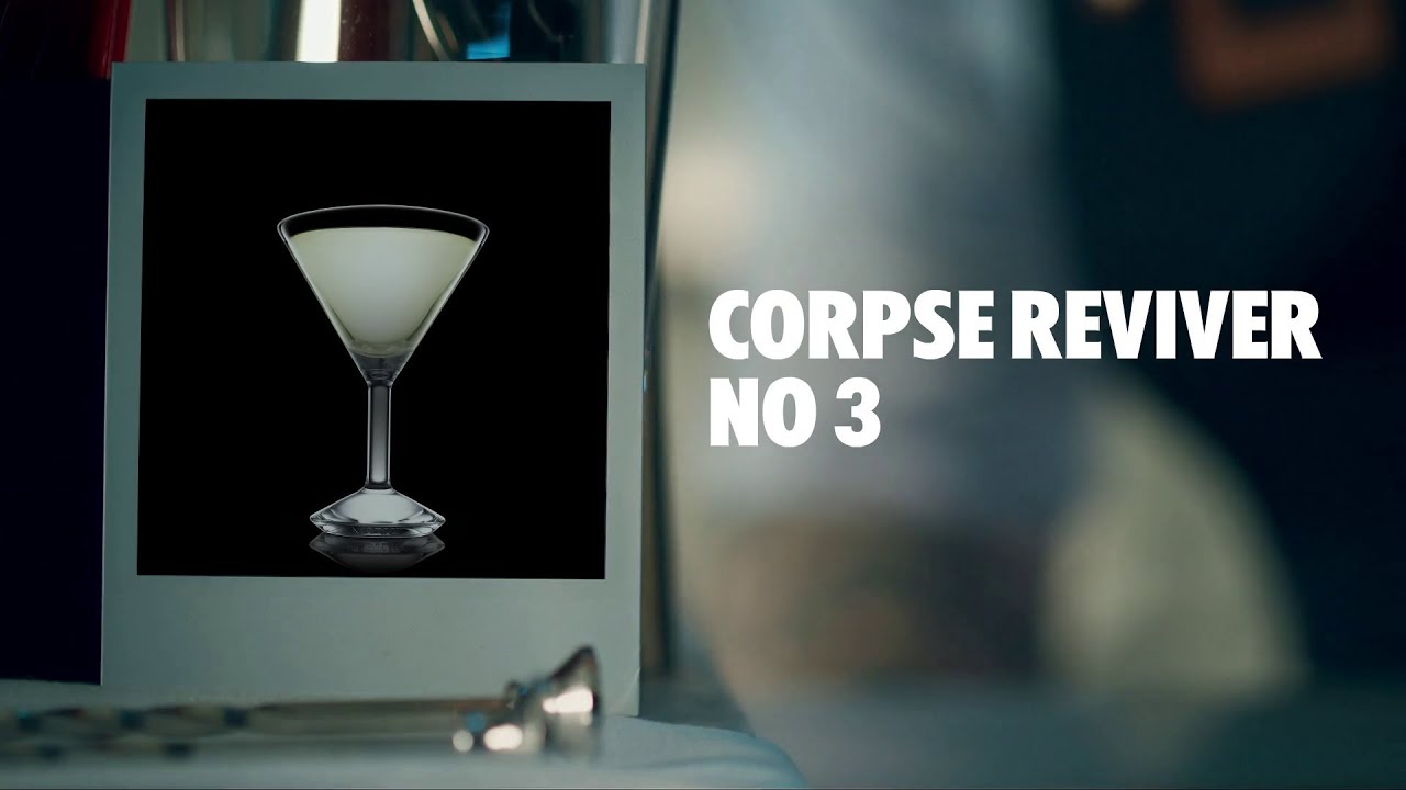 CORPSE REVIVER NO 3 DRINK RECIPE - HOW TO MIX - YouTube
