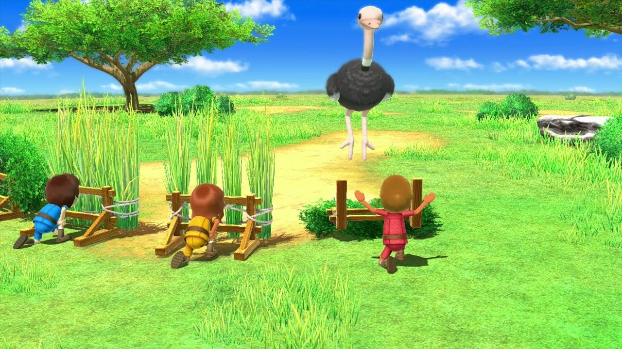 Wii Party U Minigame Showcase - Hide-and-Go-Beak - YouTube