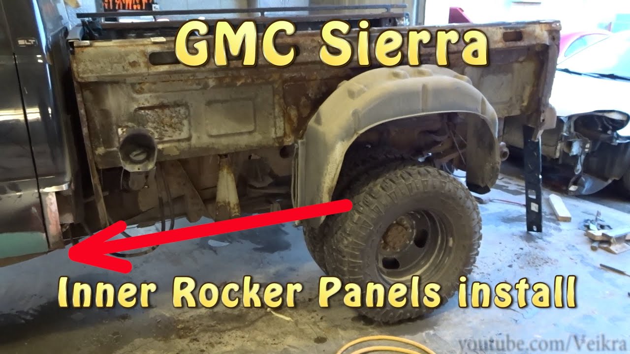 Project Patchwork Inner Rocker Panel installation GMT800 - YouTube