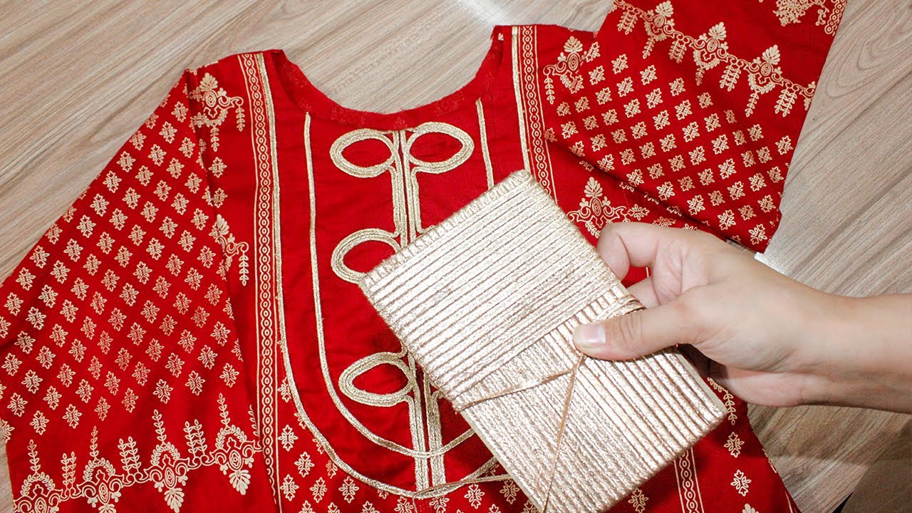 Beautifull Neck design With Goti work || galy ke Design with Goti work ...