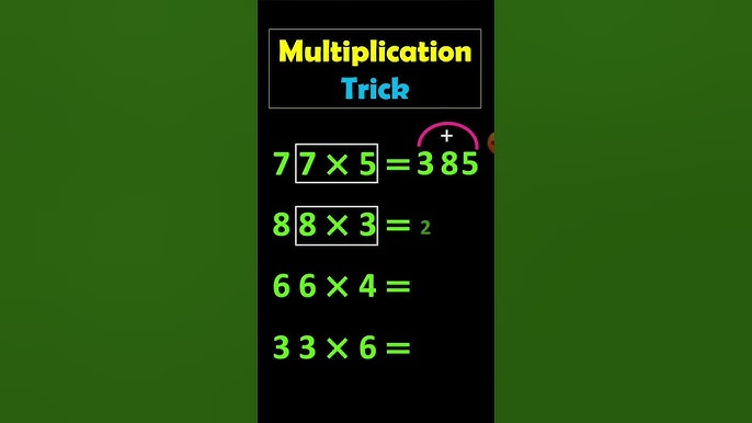 2 Digit Multiplication Tricks