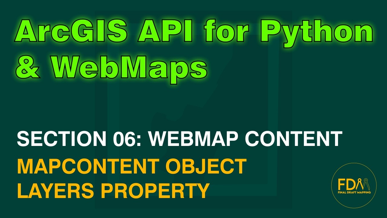 Layers Property from the MapContent Class with the ArcGIS API for ...