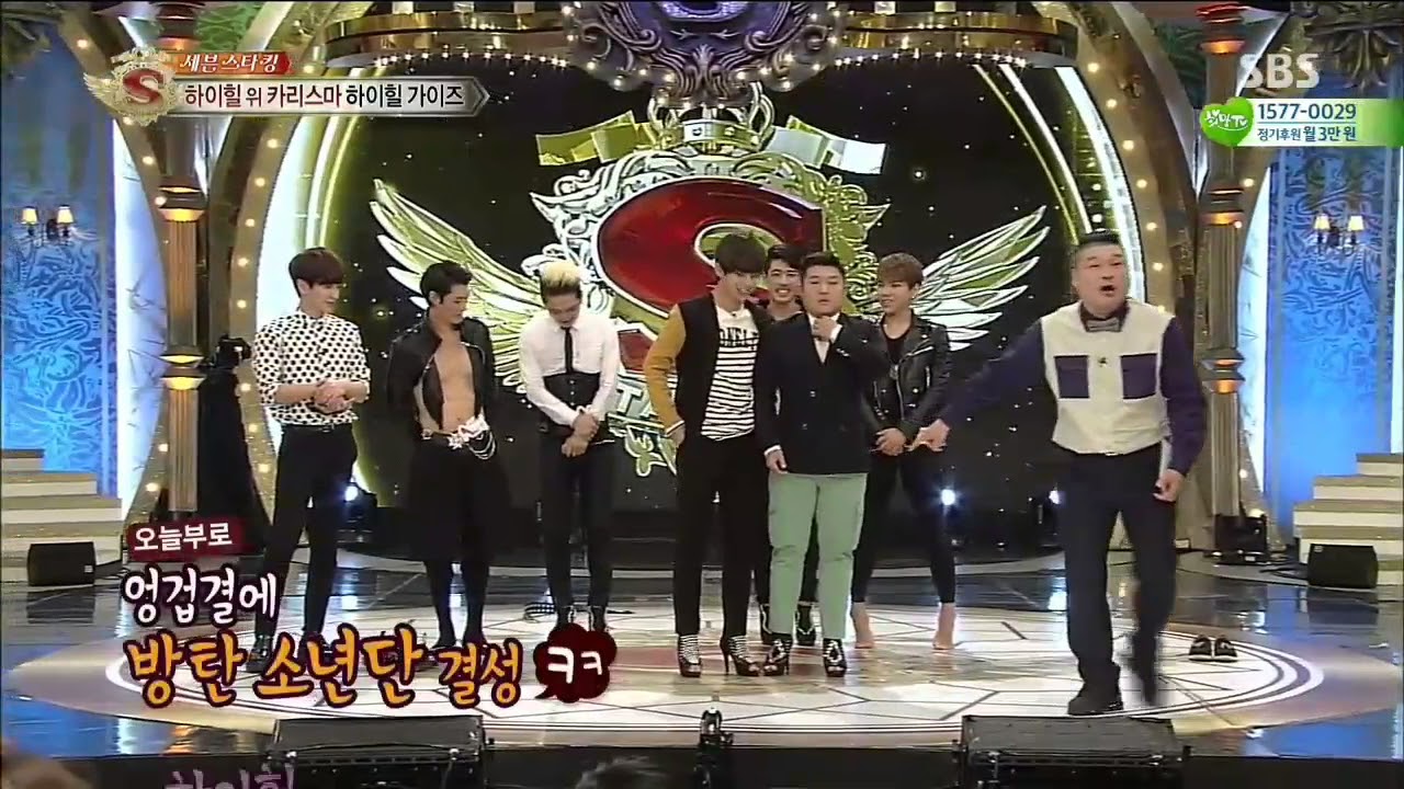 BTS-V in high heels - YouTube