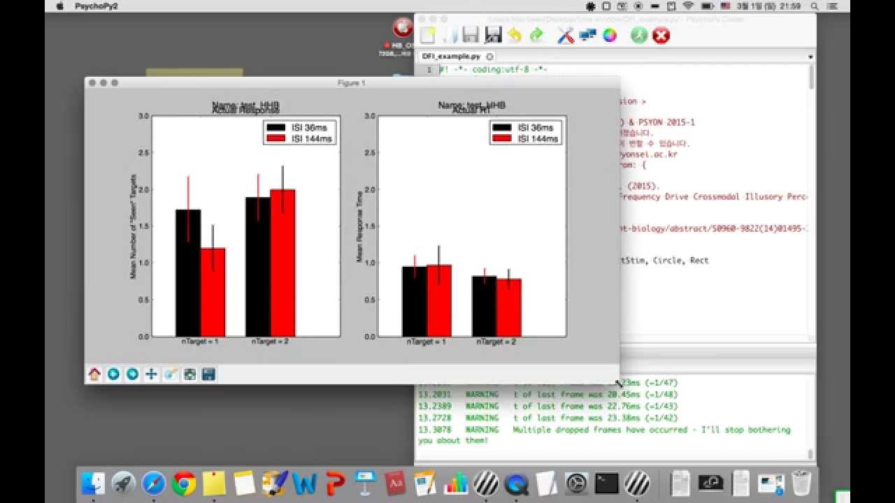 Sound Induced Flash Illusion (using PsychoPy API) - YouTube
