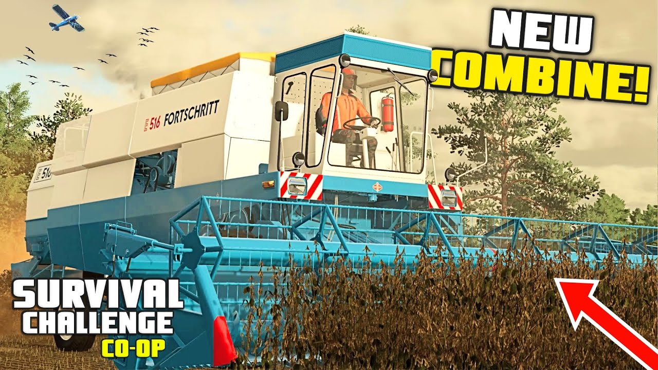 IT'S TIME FOR A NEW COMBINE! | Survival Challenge CO-OP | FS22 ...