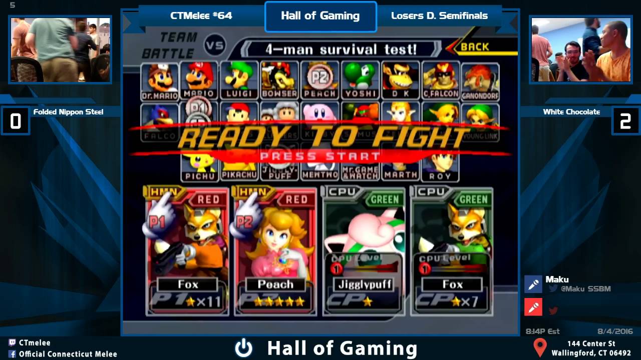CTmelee #64 - 08/04/2016 - Archive SSBM Tournament - YouTube