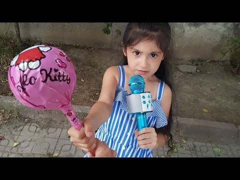 Yağmur Kocaman Mikrofonla Kocaman Şeker İstiyor | Şeker Videoları | Yağmurla Eğlence