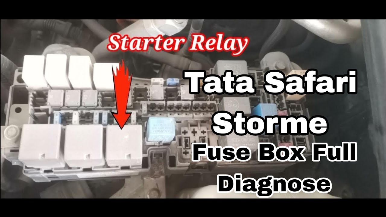 Tata Safari Storme Fuse Box | Tata Safari Fuse Box Locations #tata #safari #storm #fuse - YouTube