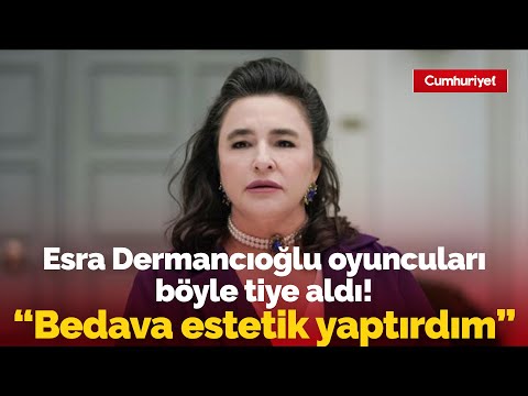 Esra Dermancıoğlu, estetik yaptıran oyuncuları tiye aldı! Başına çorap geçirdi