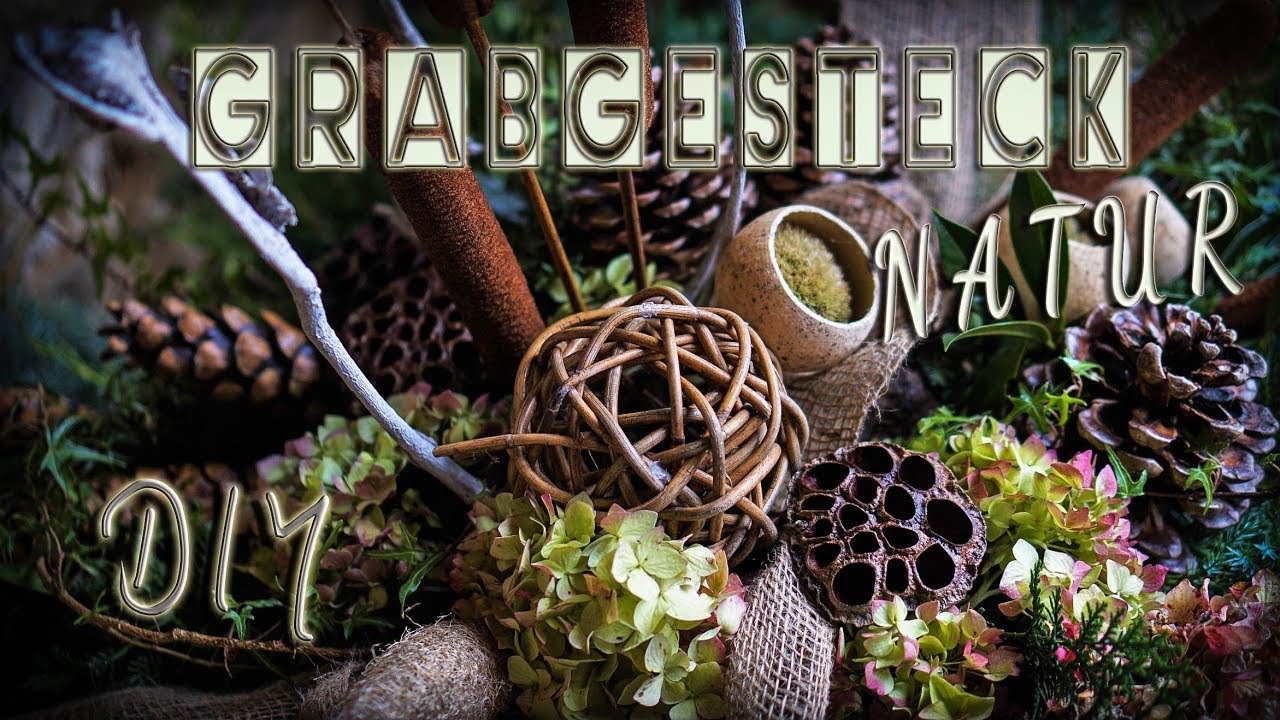 Gesteck Aus Naturmaterial
