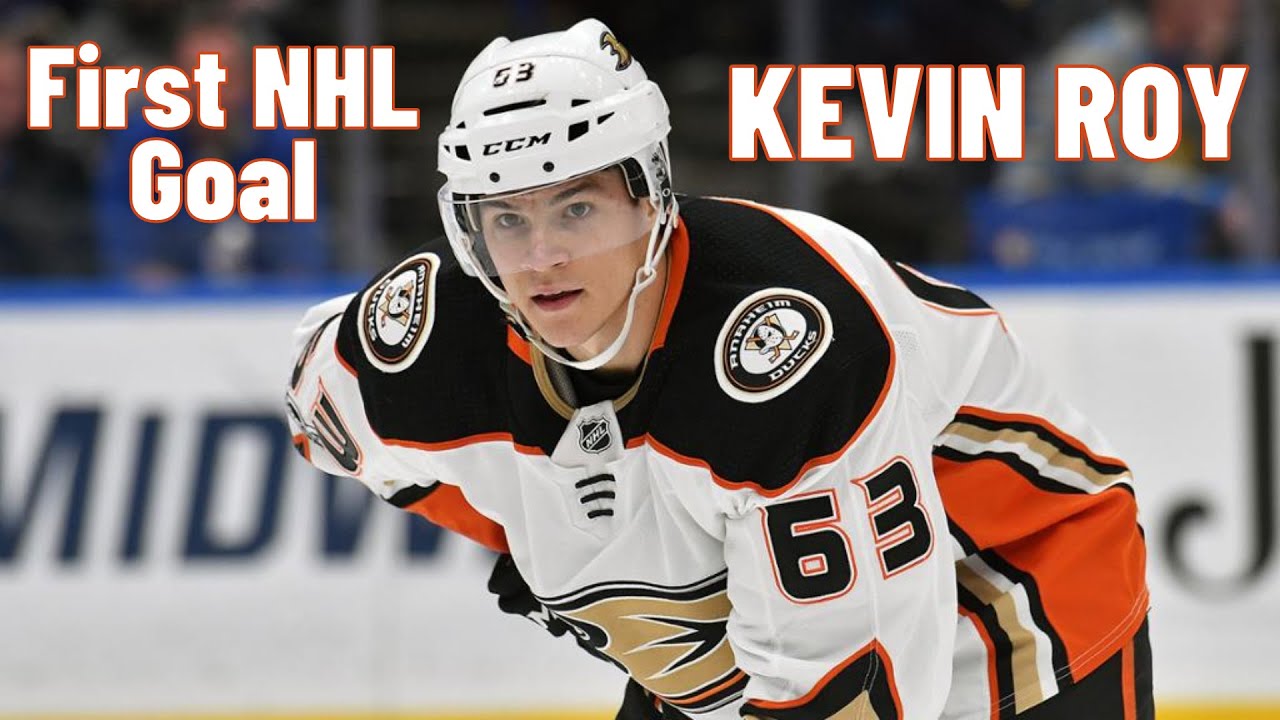 Kevin Roy #63 (Anaheim Ducks) first NHL goal Nov 15, 2017 - YouTube