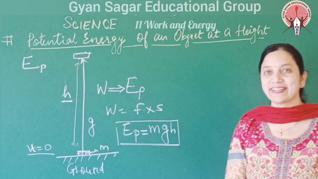 Potential Energy of object at a height - YouTube