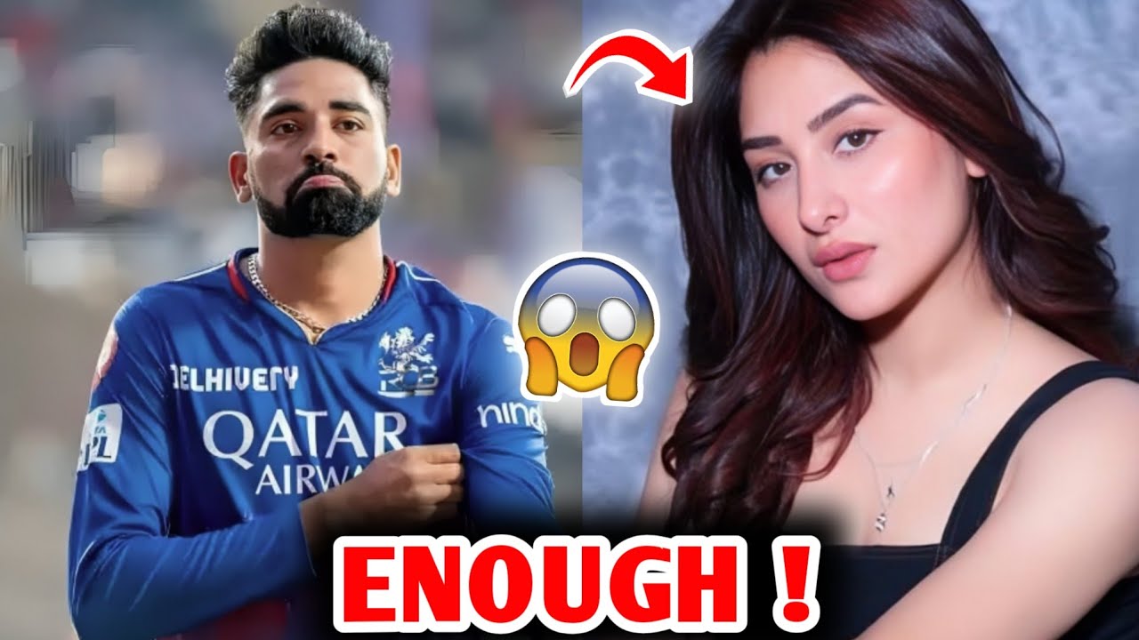 Mohammed Siraj ANGRY Over Dating Rumors!🤬 His SHOCKING Reply to ...