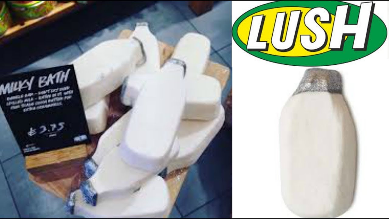 Lush Milk Bottle Bubble Bar - YouTube