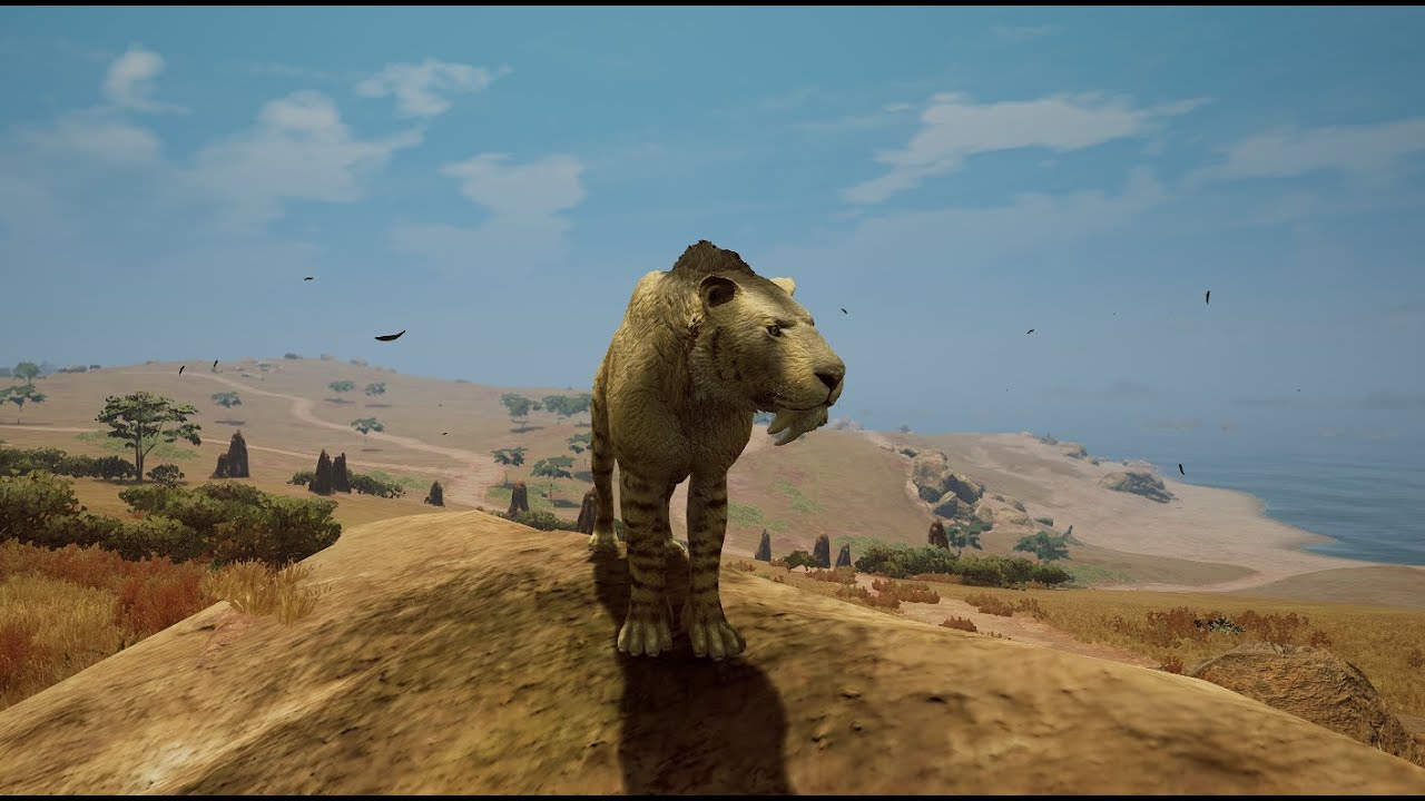 Path of Titans New Smilodon Mod - YouTube