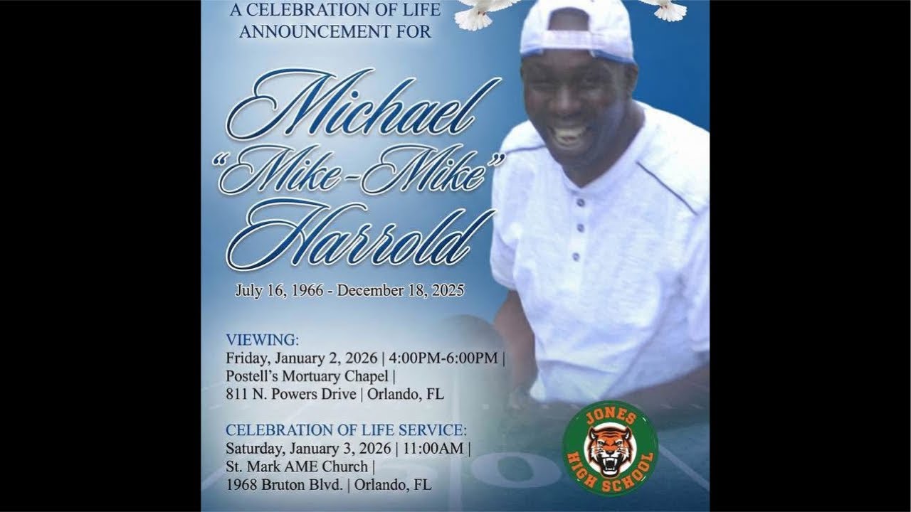 Michael “Mike-Mike” Harold (Celebration Of Life) - YouTube