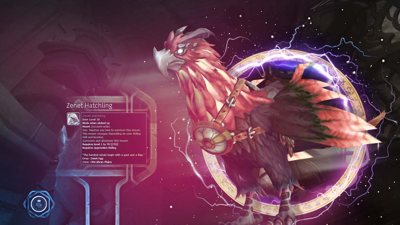 Zenet Hatchling Mount from Zenet Avis (Zenet Egg) in Ohn'ahran Plains ...