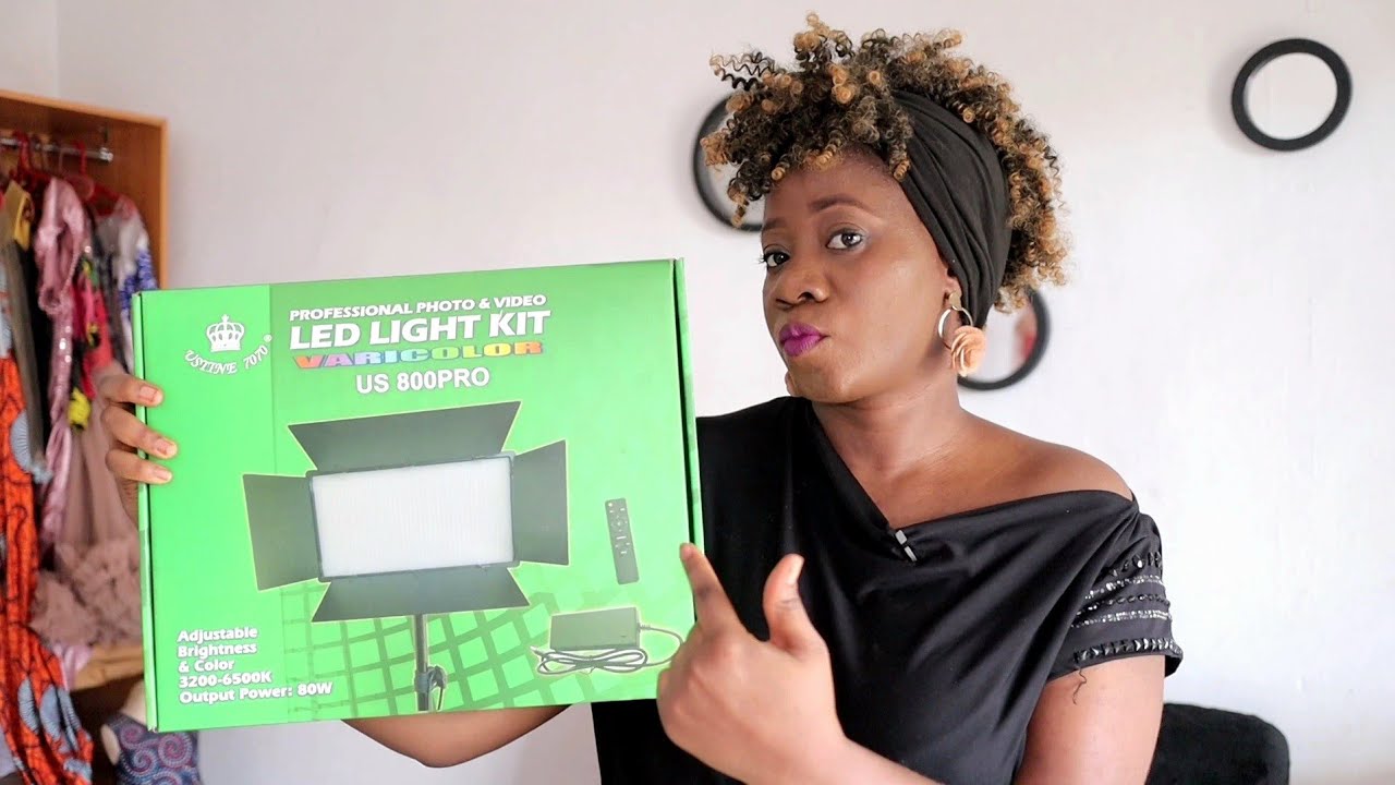 LED 800 PRO Studio light: Unbox and review with me. - YouTube