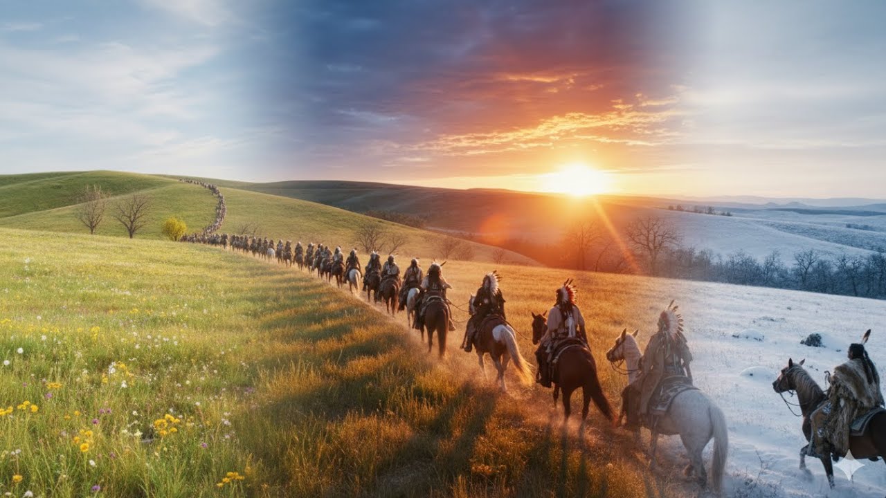 Journey Through the Seasons 🪶Native American Warrior Music for Inner ...