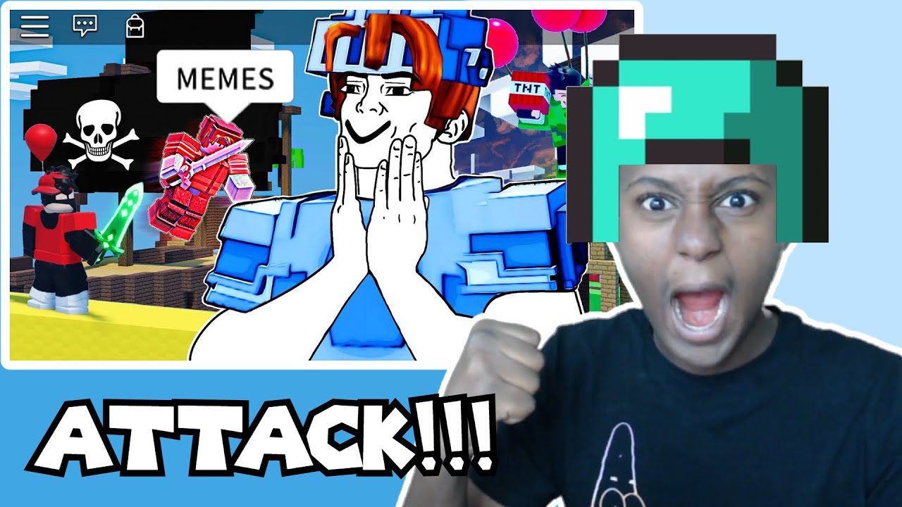 (Buur) ROBLOX Bedwars Funny Moments MEMES - REACTION - YouTube