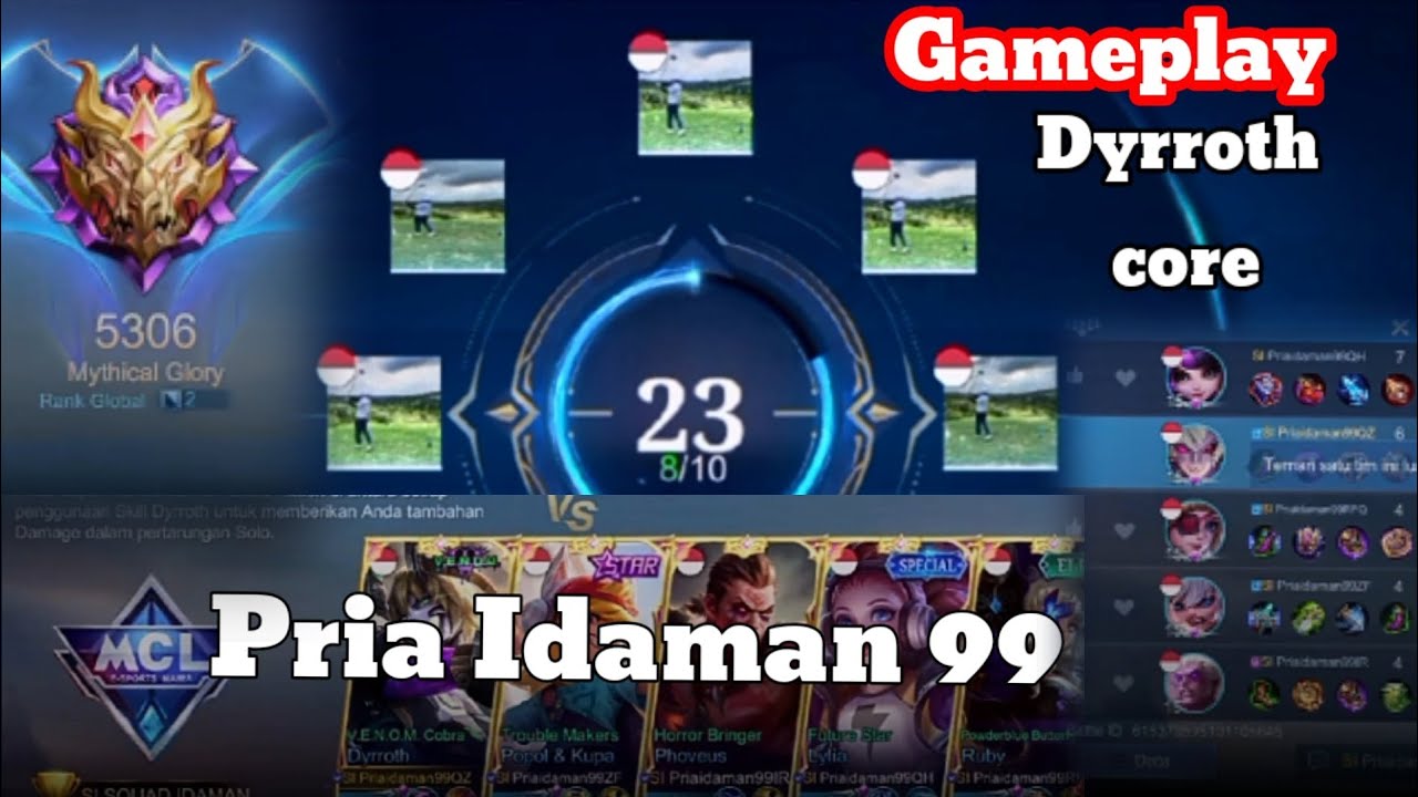 Pria Idaman 99 ML Top Global Rank Mobile Legend Hyper Dyrroth YouTube pria-idaman-99-ml-top-global-rank-mobile-legend-hyper-dyrroth-youtube