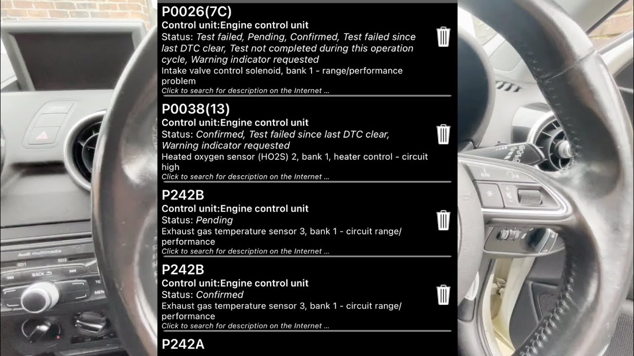 Audi A1 1.6 Diesel EGT Sensor replacement - YouTube