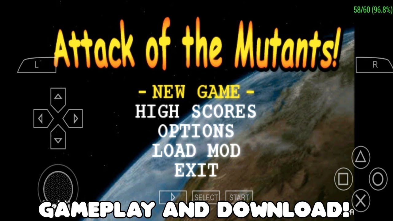 Attack of the Mutants - Android Gameplay and Download! [Ppsspp] - YouTube