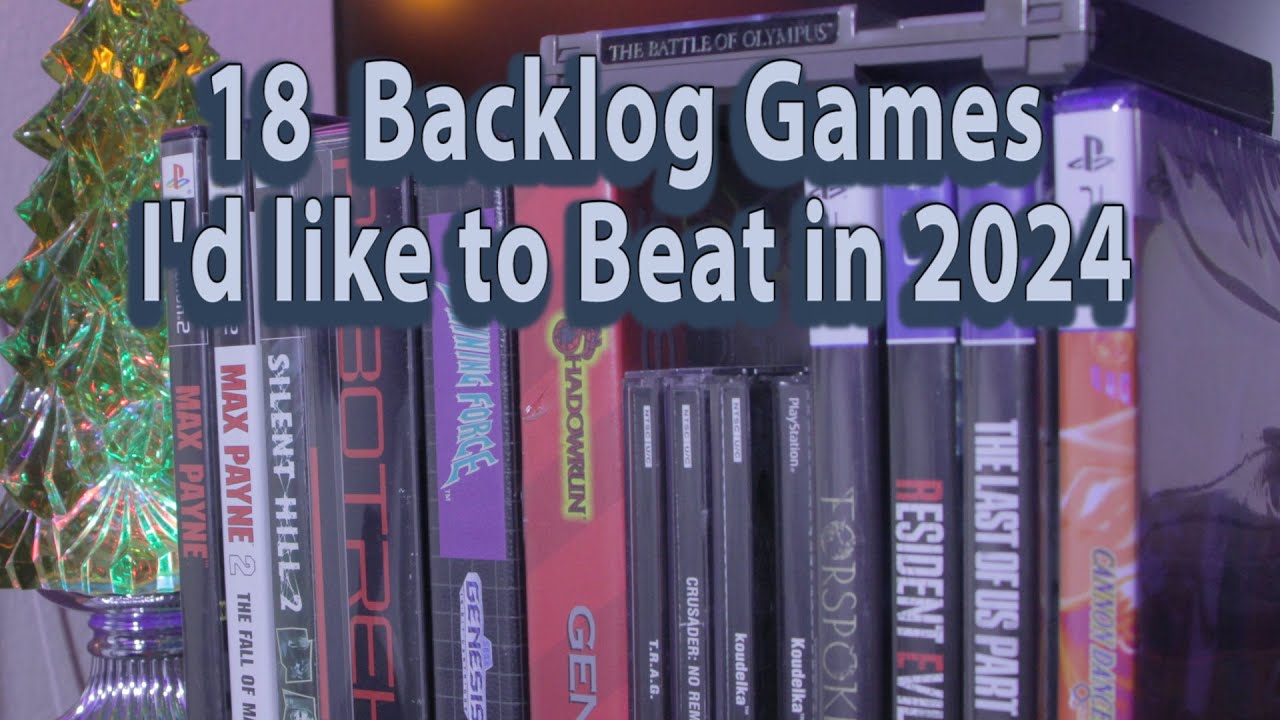 Backlog to Beat in 2024 - Luke's game Room - YouTube