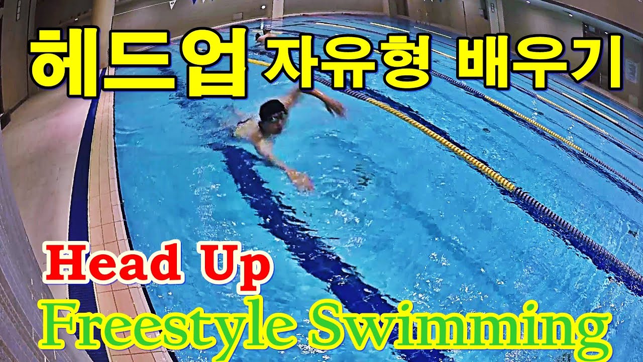 헤드업 자유형 / Head up Freestyle Swimming 생존수영 [ 뉴욕 수영코치 New York Swim Coach ...