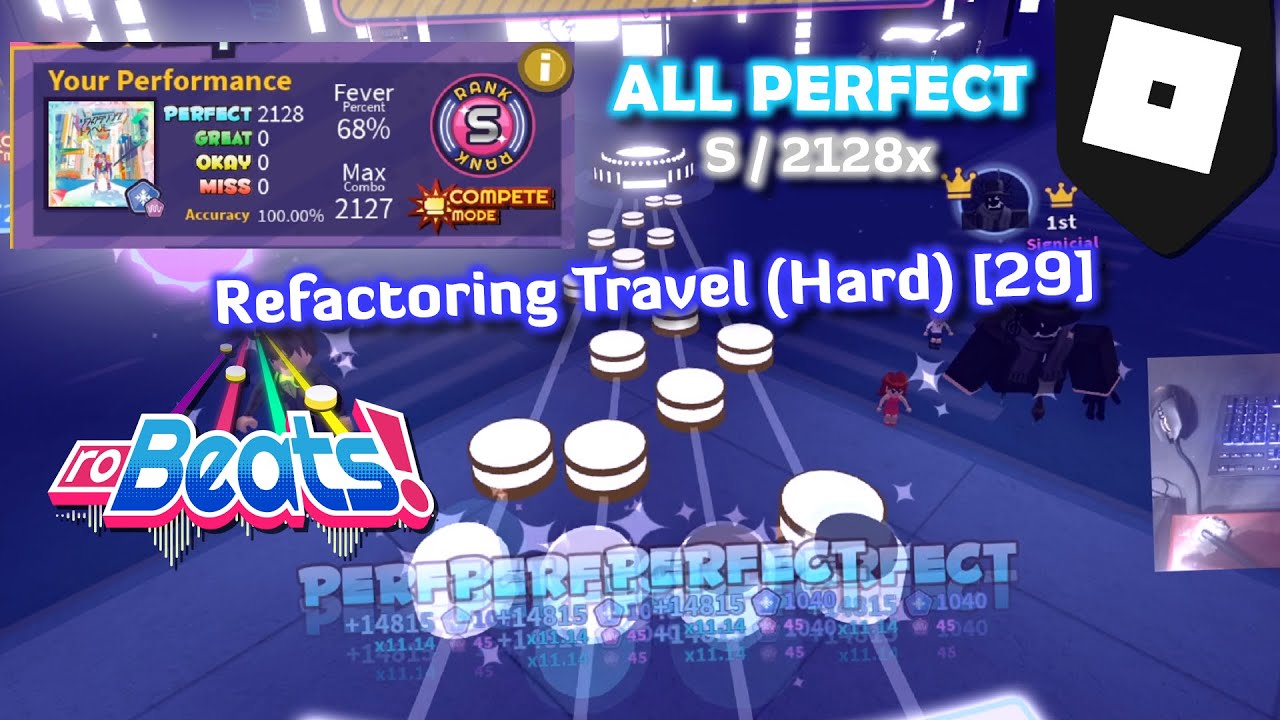 (NEW SONG / ALL PERFECT) Roblox RoBeats - Refactoring Travel (Hard) [29 ...