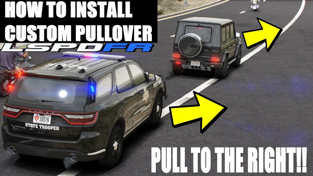 How To Install Custom Pullover | Better Traffic Stop Location | #lspdfr ...