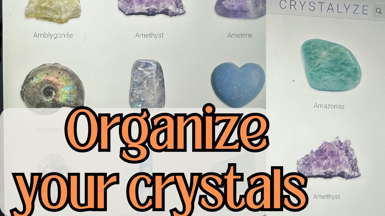 Crystalyze App The Best Healing Crystal Gemstones Organizer Research