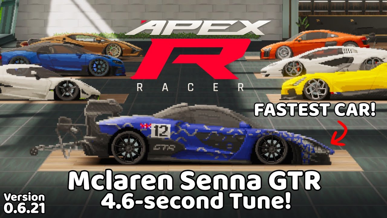 4.6 Seconds Mclaren Senna GTR Tune - Fastest Car In APEX Racer! Version ...