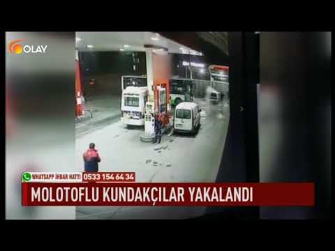 Molotoflu kundakçılar yakalandı