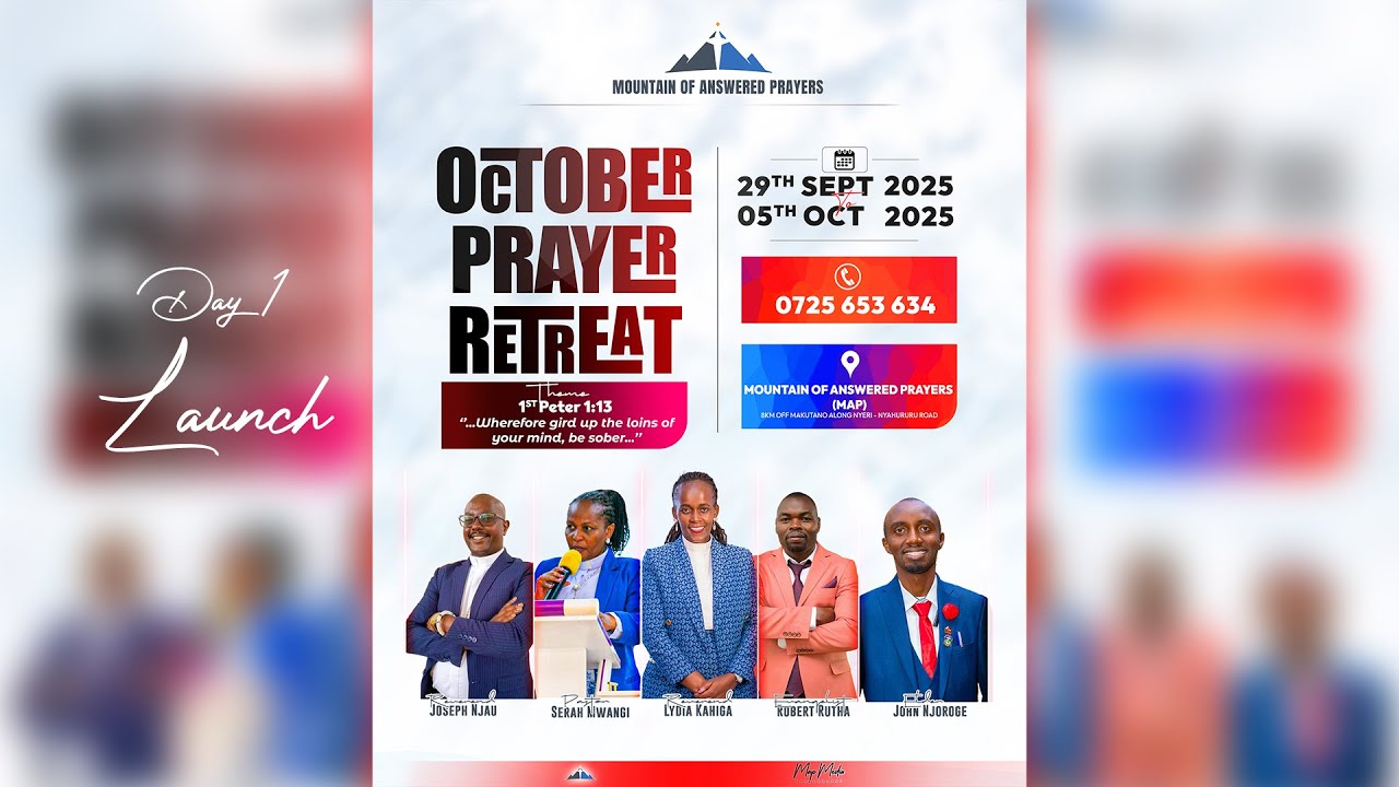 "GIRD UP YOUR MIND" || MAP PRAYER CENTRE || 1ST PETER 1-13 || OCTOBER ...