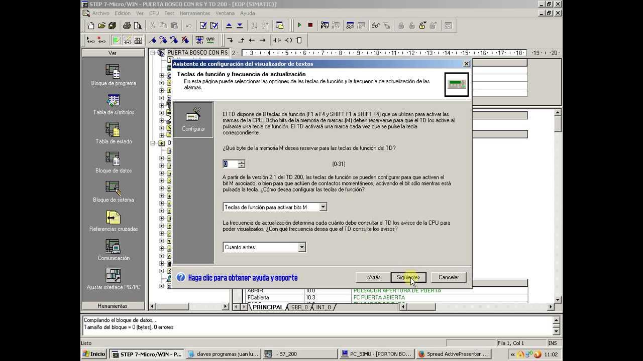 TUTORIAL TD 200 SIEMENS - YouTube