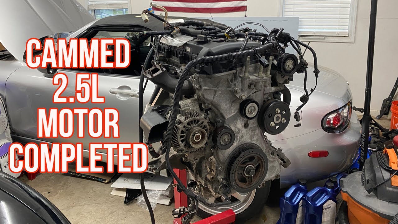 Finishing the Cammed Turbo 2.5L Motor - YouTube