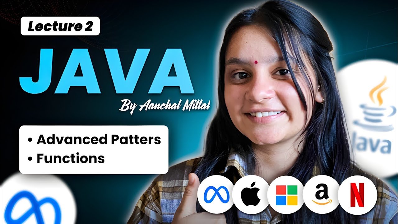 Java For Beginners Learn Patterns Functions 🔥 Lecture 2 Youtube 9215
