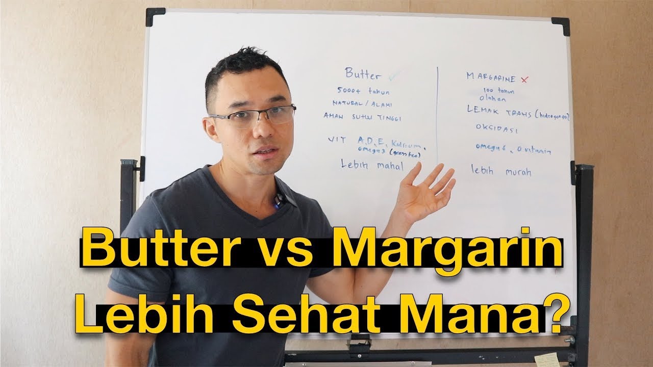 Mentega butter atau margarin yg lebih sehat? - YouTube