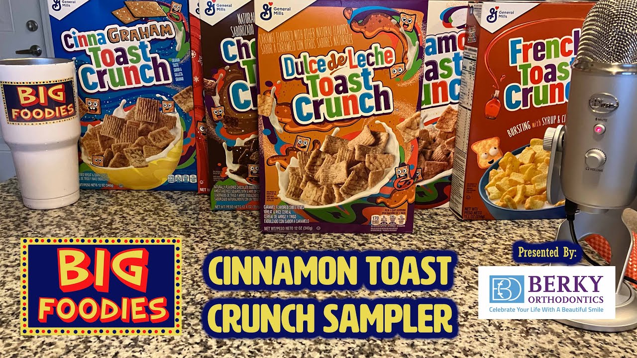 Big Foodies: Cinnamon Toast Crunch Sampler - YouTube