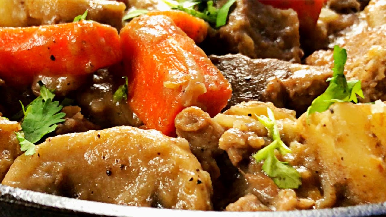 [EASY RECIPE] Creamy Beef Stew with Mushroom Recipe - YouTube
