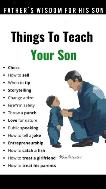 15 Essential Skills Every Son Needs To Learn (Life Lessons for Boys ...