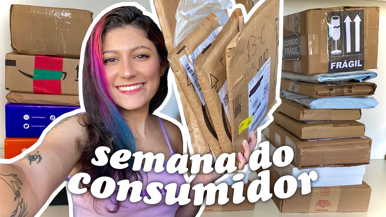 UNBOXING da semana do consumidor da Amazon! 📚 - YouTube